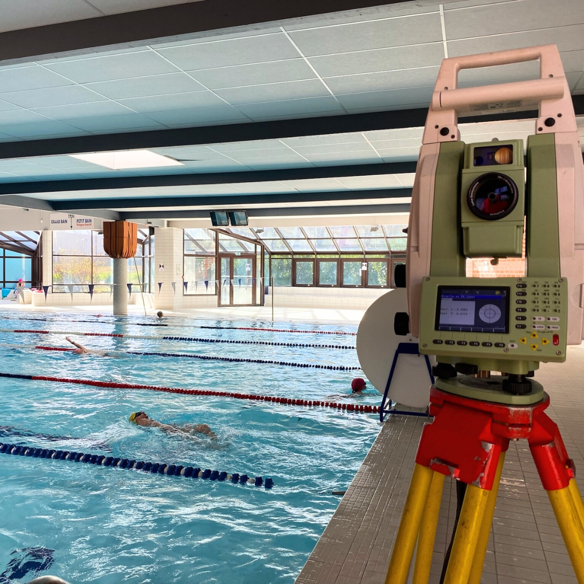 Piscine Géraldini à Rodez – Maquette 3D · Novatlas BIM / CIM